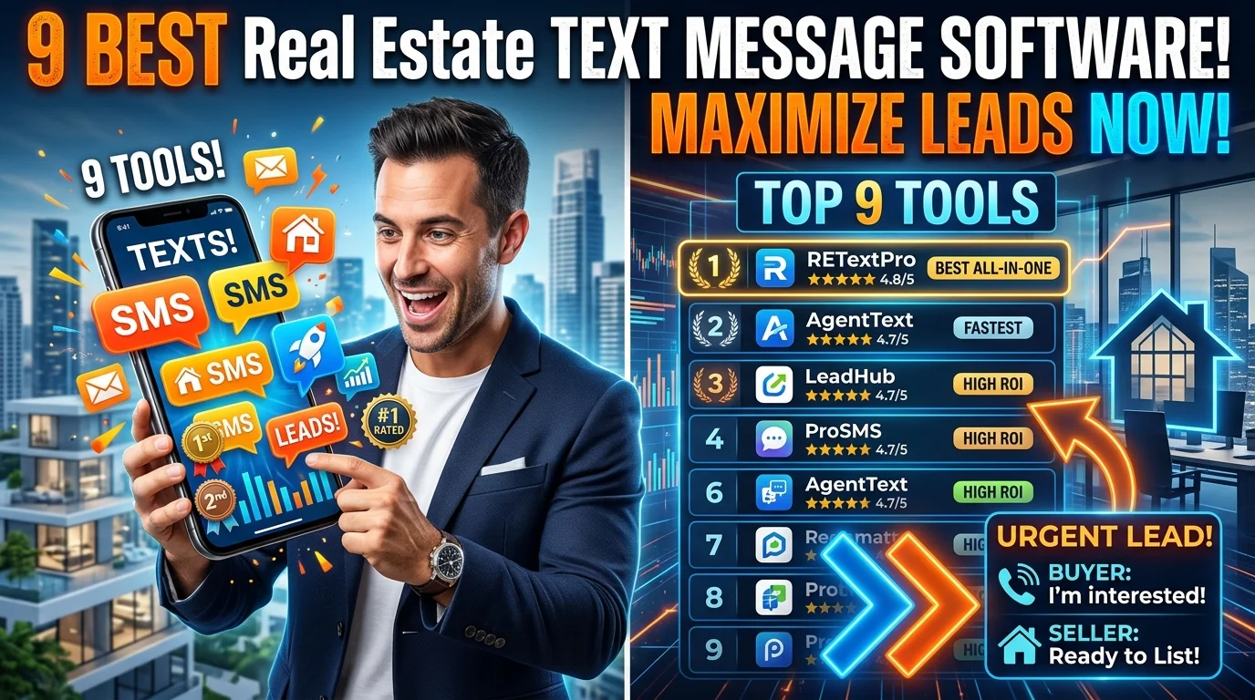 9 Best Real Estate Text Message Marketing Software Tools for Agents